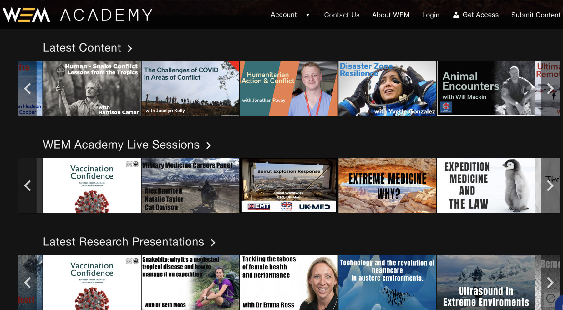 Job Board - World Extreme Medicine